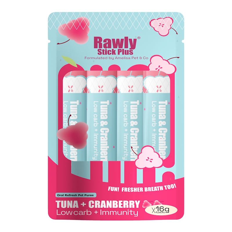 RAWLY STICK PLUS TUNA & CRANBERRY (4pcs)