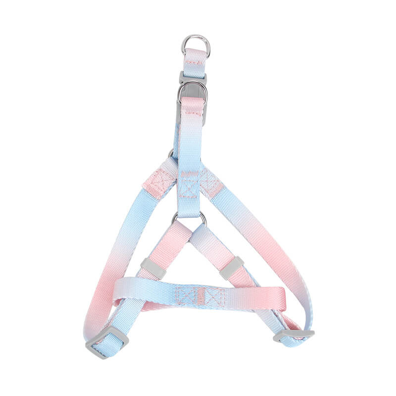 DOG HARNESS GRADIENT (BLUE/PINK) (35-45x1.5cm)