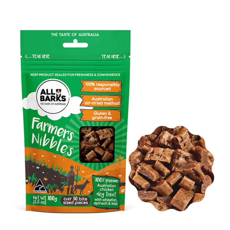 AIR DRIED FARMERS NIBBLES - CHICKEN (GRAIN FREE) 100g