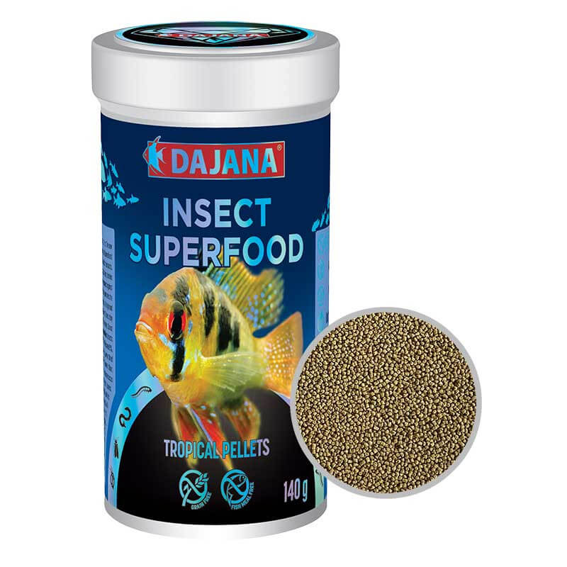 INSECT SUPERFOOD TROPICAL PELLETS 140g (250ml)