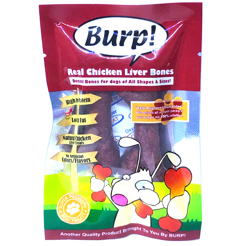 Burp Real Chicken Liver Bones 30 Malaysia | Pet Lovers Centre