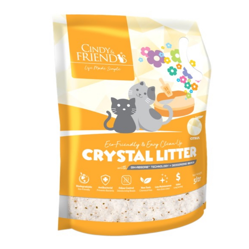 CRYSTAL LITTER - CITRUS 5L