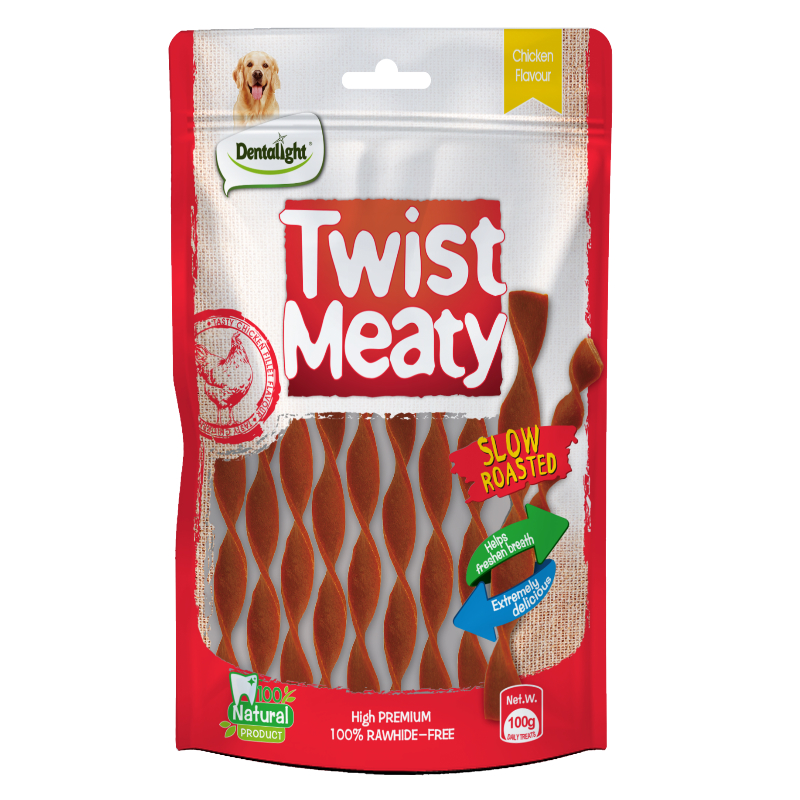 TWIST MEATY CHICKEN FLAVOUR 100g