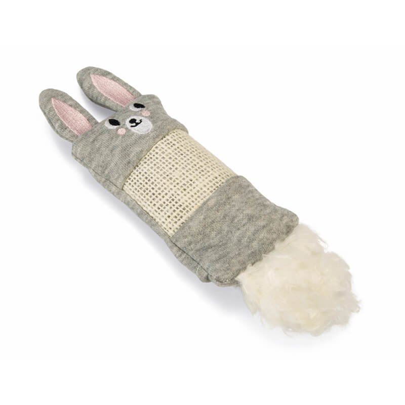 TEXTILE TOY RABBIT WITH CRINKLE
